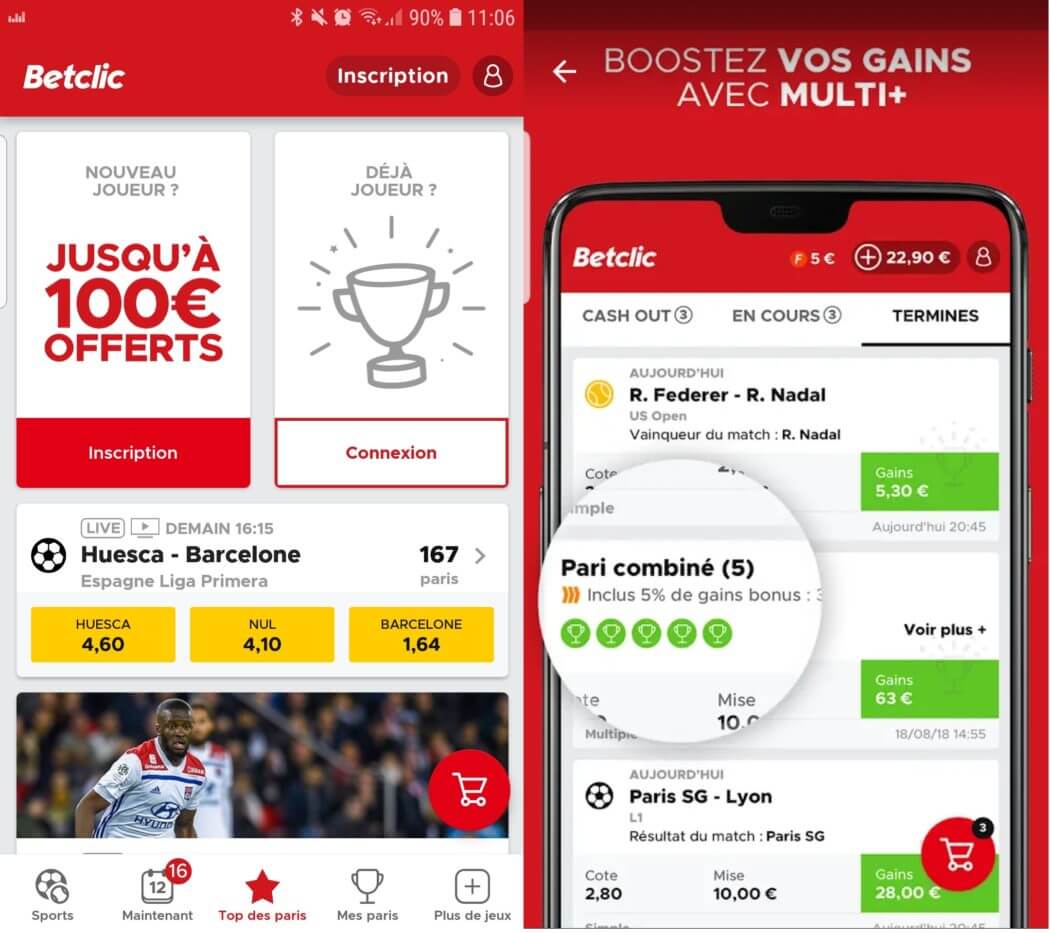 Les meilleures applications de paris sportifs : parier sur mobile
