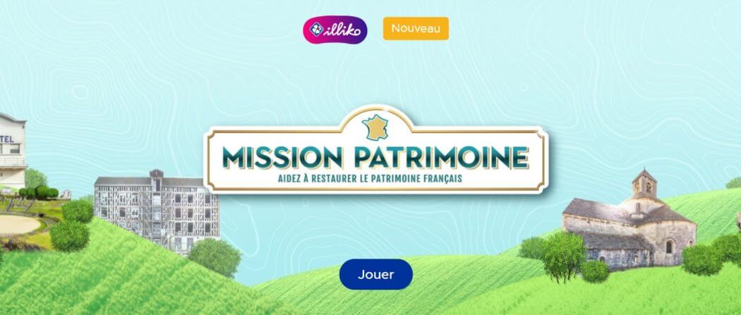 La liste des 18 sites qui ont été retenus pour la Mission Patrimoine 2023